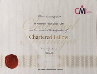 CMgr FCMI | PDF