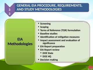 ENVIRONMENTAL IMPACT ACCESSMENT ( EIA) GUIDELINES IN MALAYSIA | PPTX