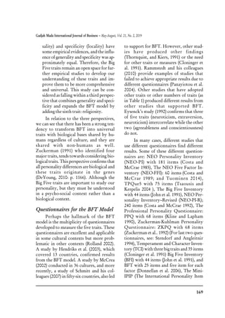 Big Five Traits | PDF