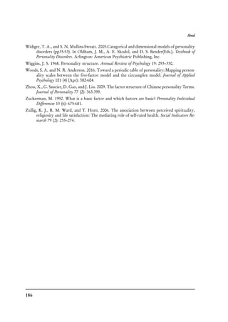 Big Five Traits | PDF