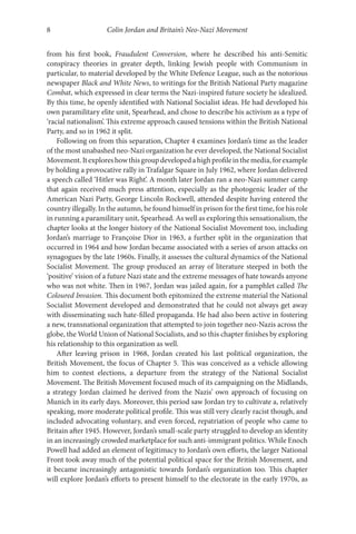 Colin Jordan And Britains Neonazi Movement Hitlers Echo Paul Jackson | PDF