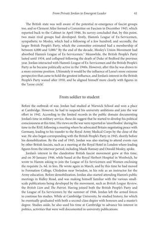 Colin Jordan And Britains Neonazi Movement Hitlers Echo Paul Jackson | PDF