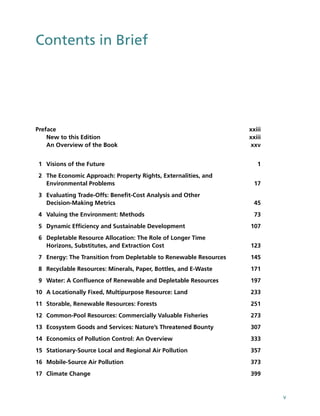 Environmental And Natural Resource Economics 11th Edition Tom ...