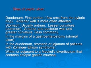 lecture note on Peptic ulcer pathophysiology .ppt