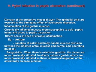 lecture note on Peptic ulcer pathophysiology .ppt
