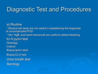 lecture note on Peptic ulcer pathophysiology .ppt