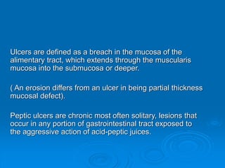 lecture note on Peptic ulcer pathophysiology .ppt