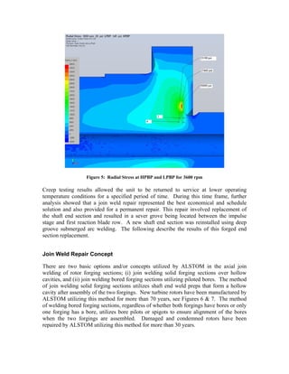ALSTOM TECHNICAL PAPER - 2005 EPRI Pulliam #6 HP Rotor Forging Section ...