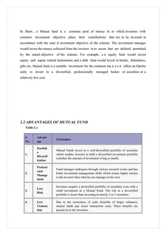 34980370 project-on-hdfc-mutual-fund | DOC
