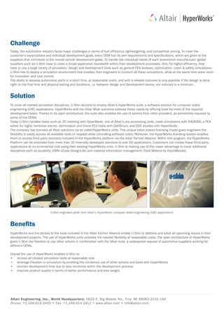 Altair Communication | PDF | Automotive Industry | Industries