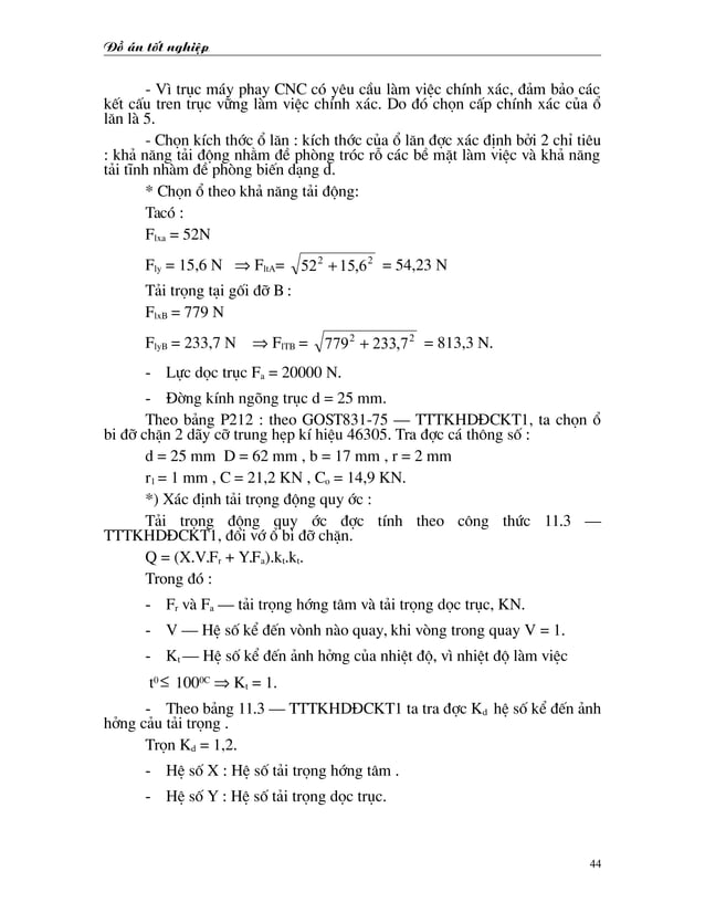Đồ Án Bách Khoa Thiết Kế Máy Phay CNC Và Tìm Hiểu Phần Mềm Fanuc | PDF