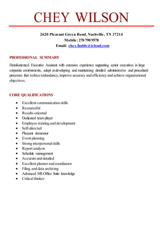 Chey Resume | PDF