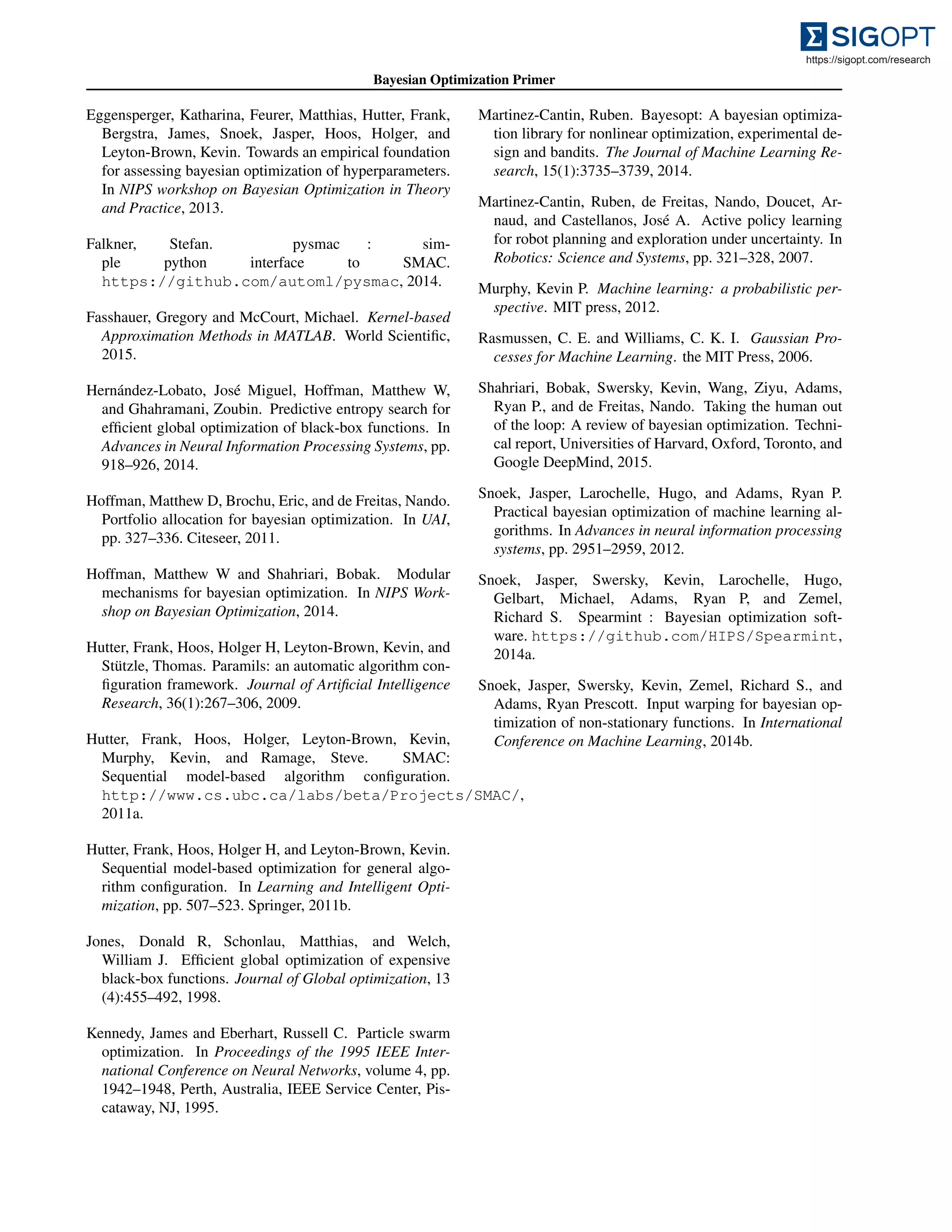 SigOpt_Bayesian_Optimization_Primer | PDF