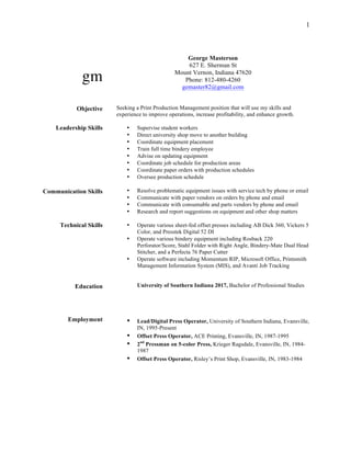 gm ENG412 resume 12-13-15 | PDF