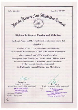 NURSING SCHOOL DIPLOMA | PDF