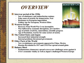 34a. the world_of_the_1920s | PPT