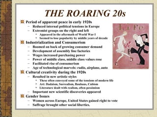 34a. the world_of_the_1920s | PPT