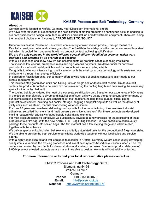 Kaiser Pastillation and Benefits | PDF