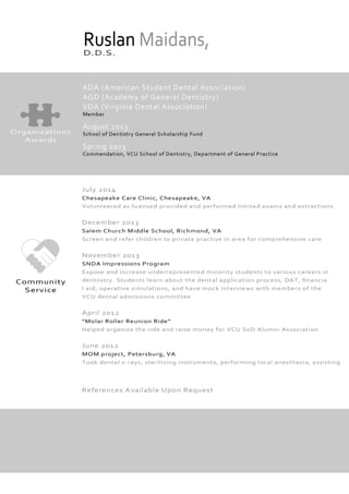 Ruslan Maidans CV | PDF