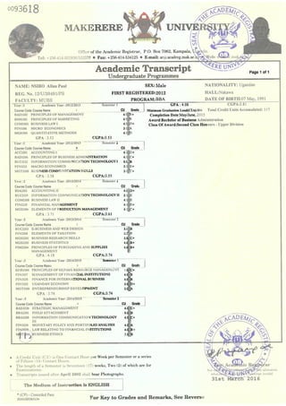 Academic transcript | PDF