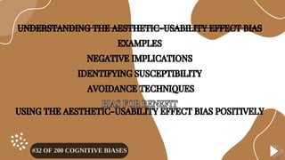 #32 The Hidden Power of Design: How Aesthetic-Usability Effect Shapes ...