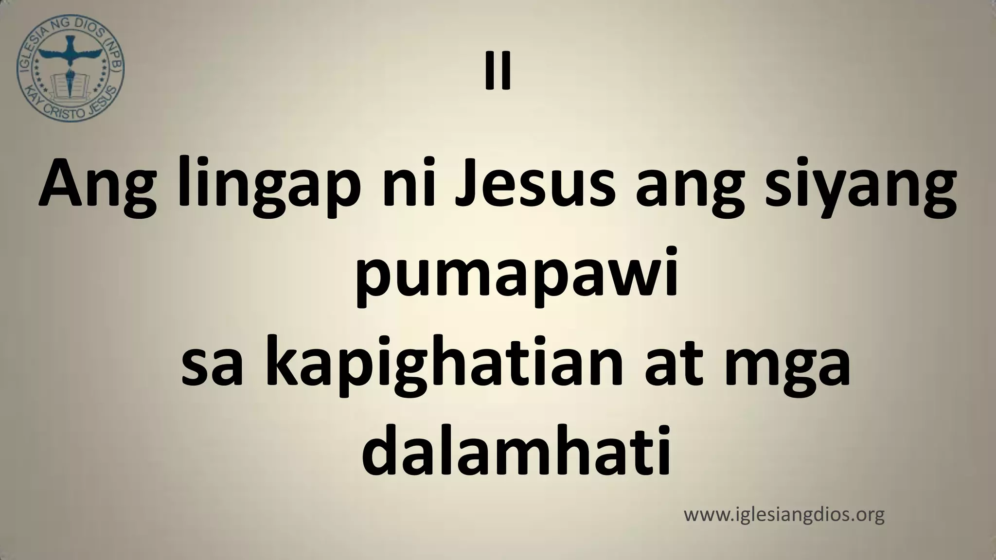 34 ang pag ibig ni jesus | PPSX
