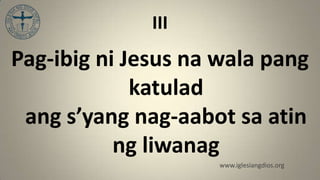 34 ang pag ibig ni jesus | PPSX
