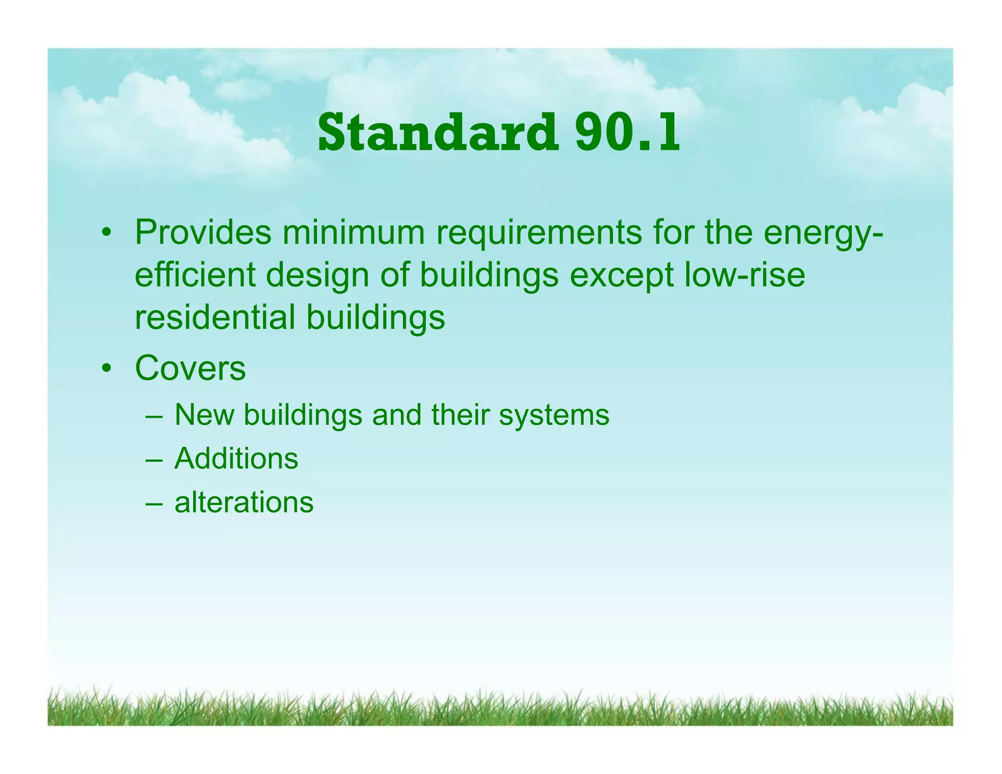 Ashrae standards for energy efficiency in buildings | PDF