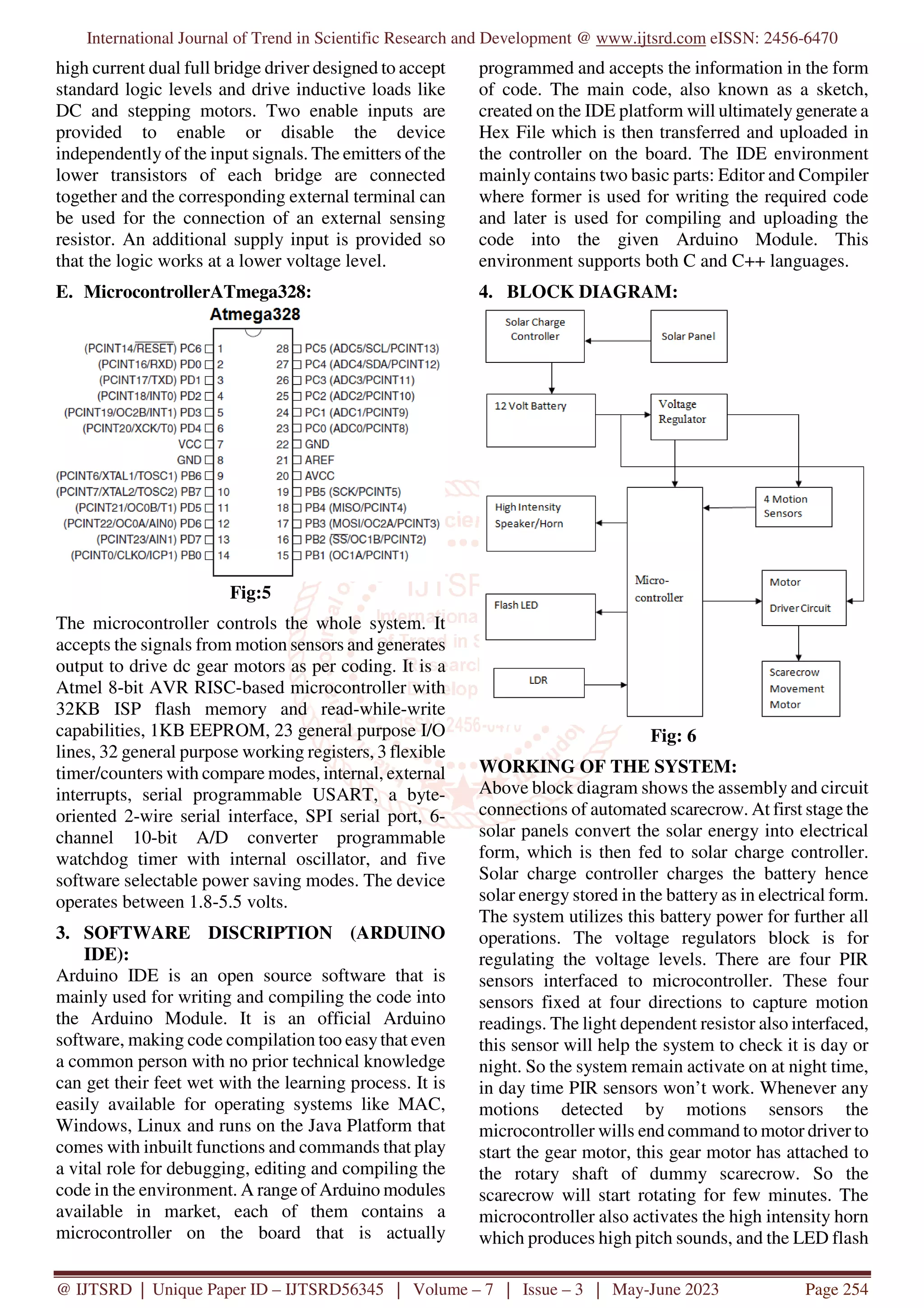 A Smart Solar Powered Automated Scarecrow for Agriculture | PDF