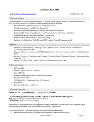 Anita_Resume_2014_09 | PDF