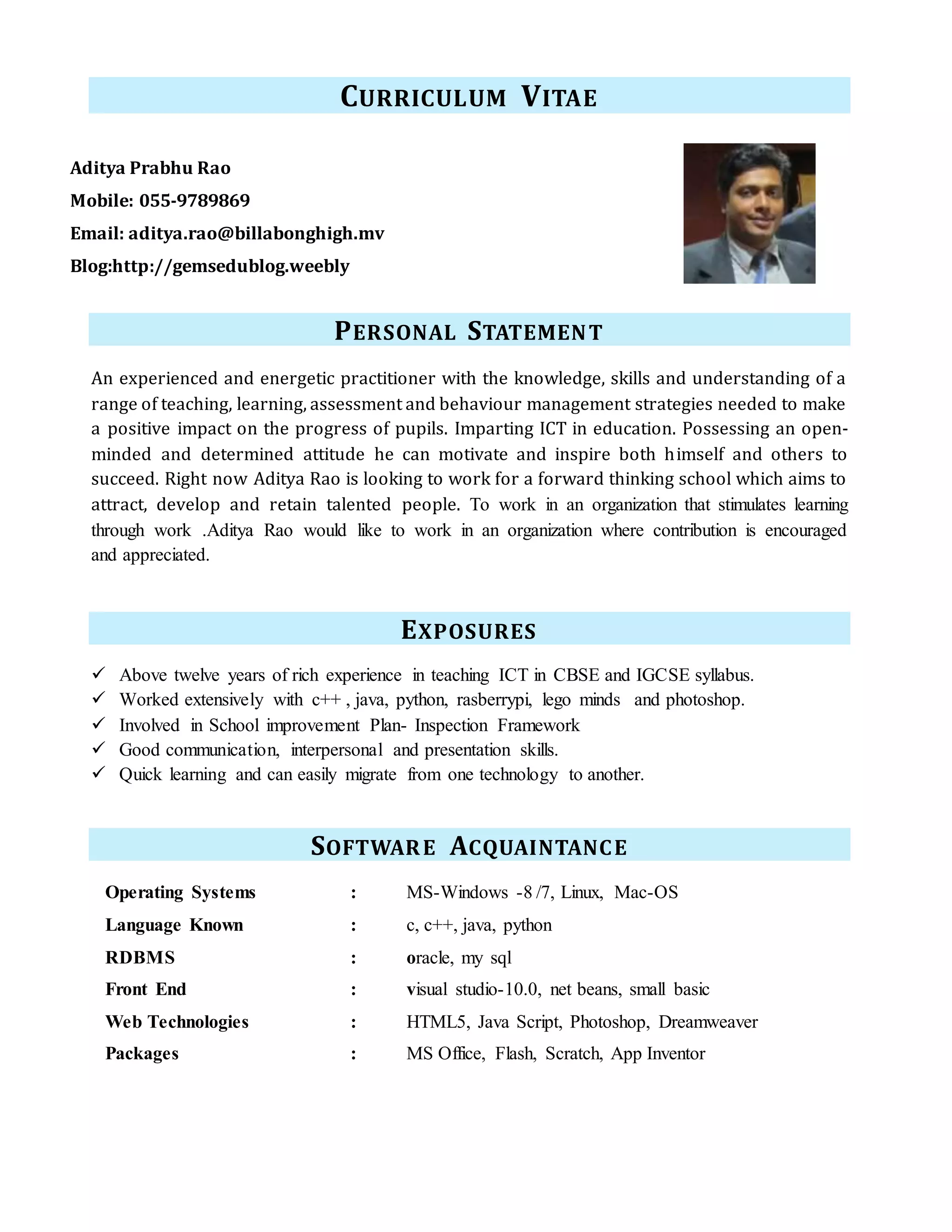 resume adi | PDF