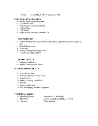 Veera_Resume | DOC | Careers