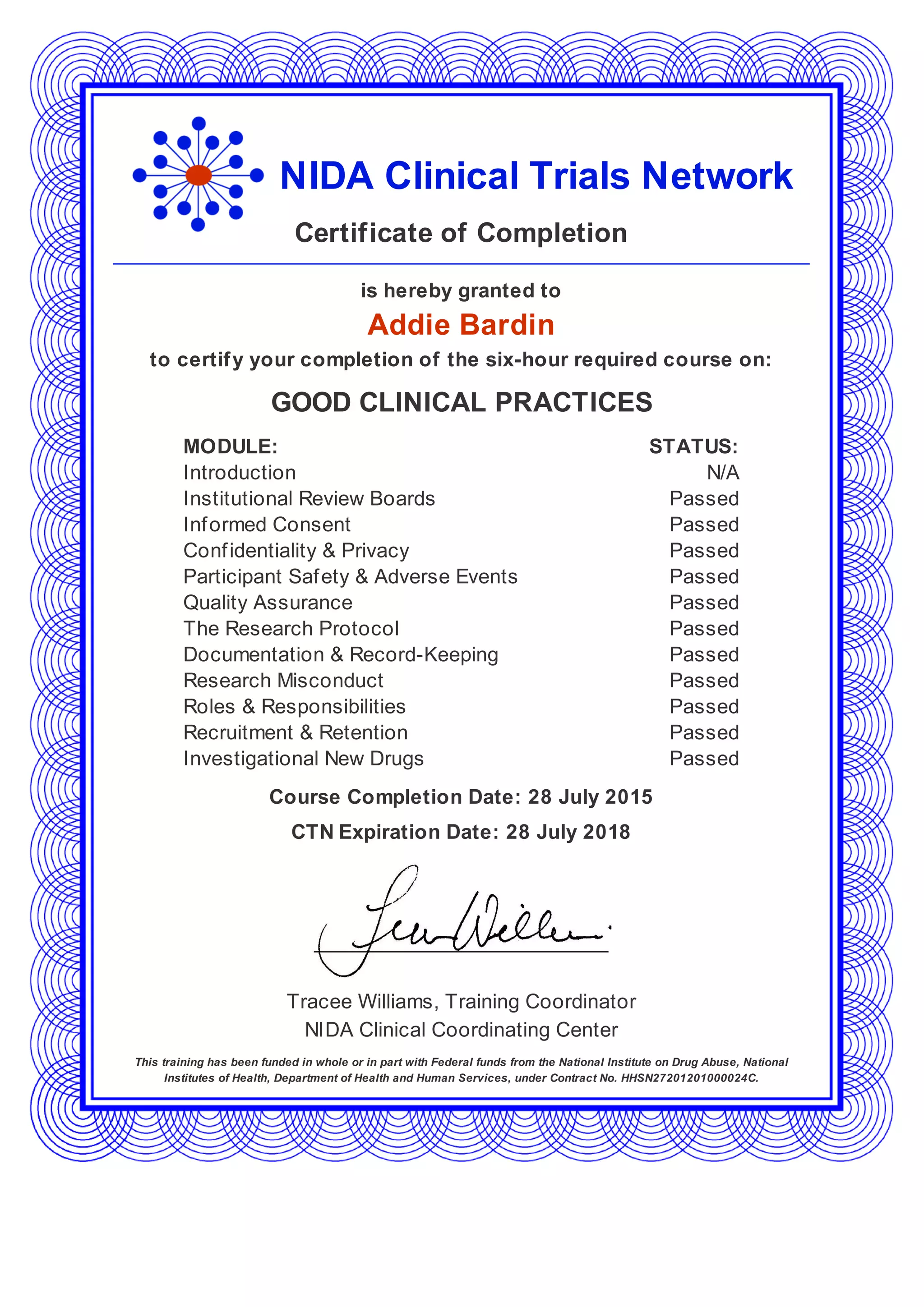 certificate (1) for GCP through NIDA | PDF