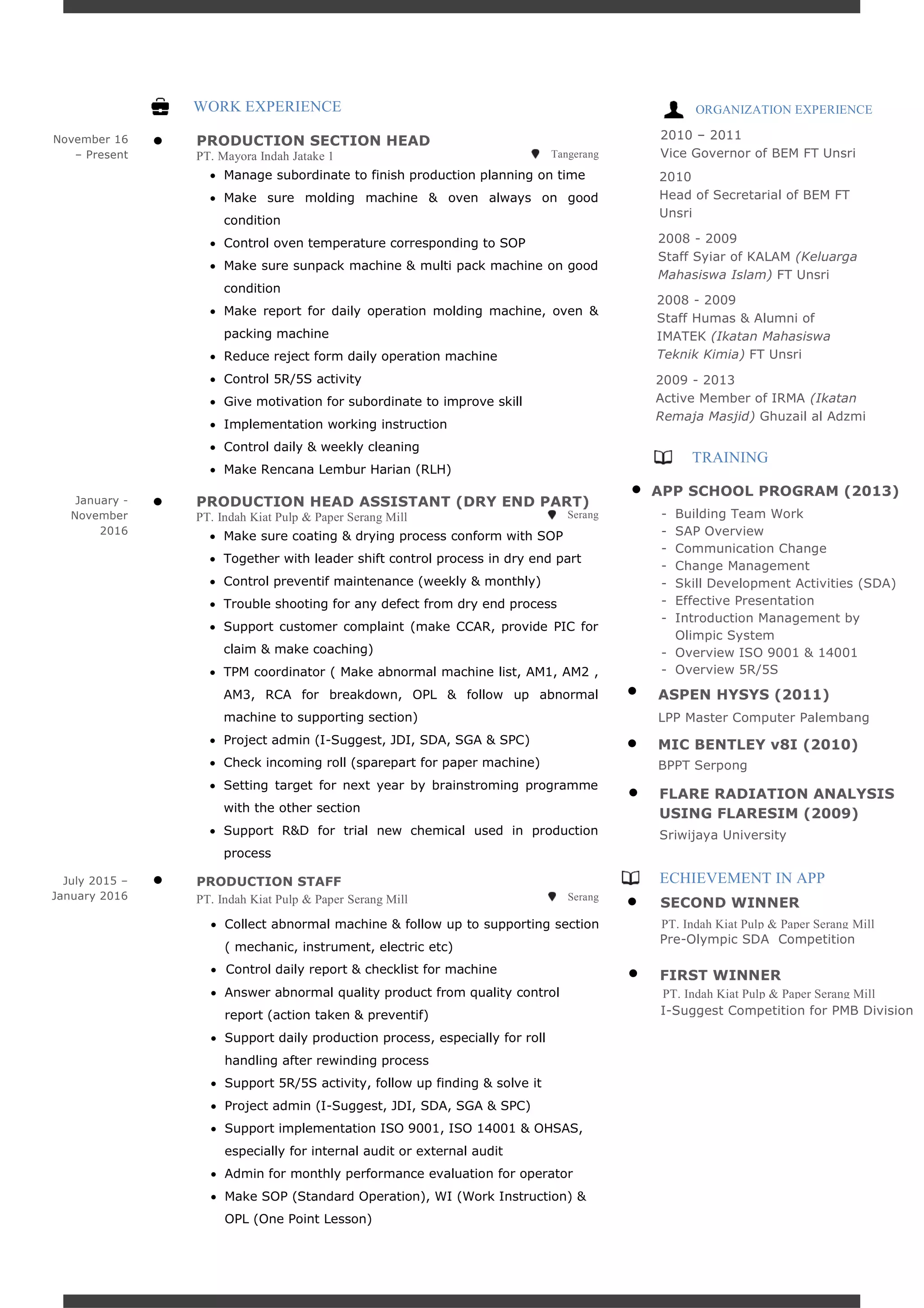 CV Ade Heri Suheri - Teknik Kimia UNSRI (13) | PDF