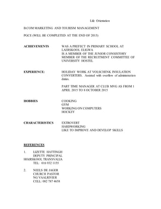 GERDA CURRICULUM VITAE (2) | PDF