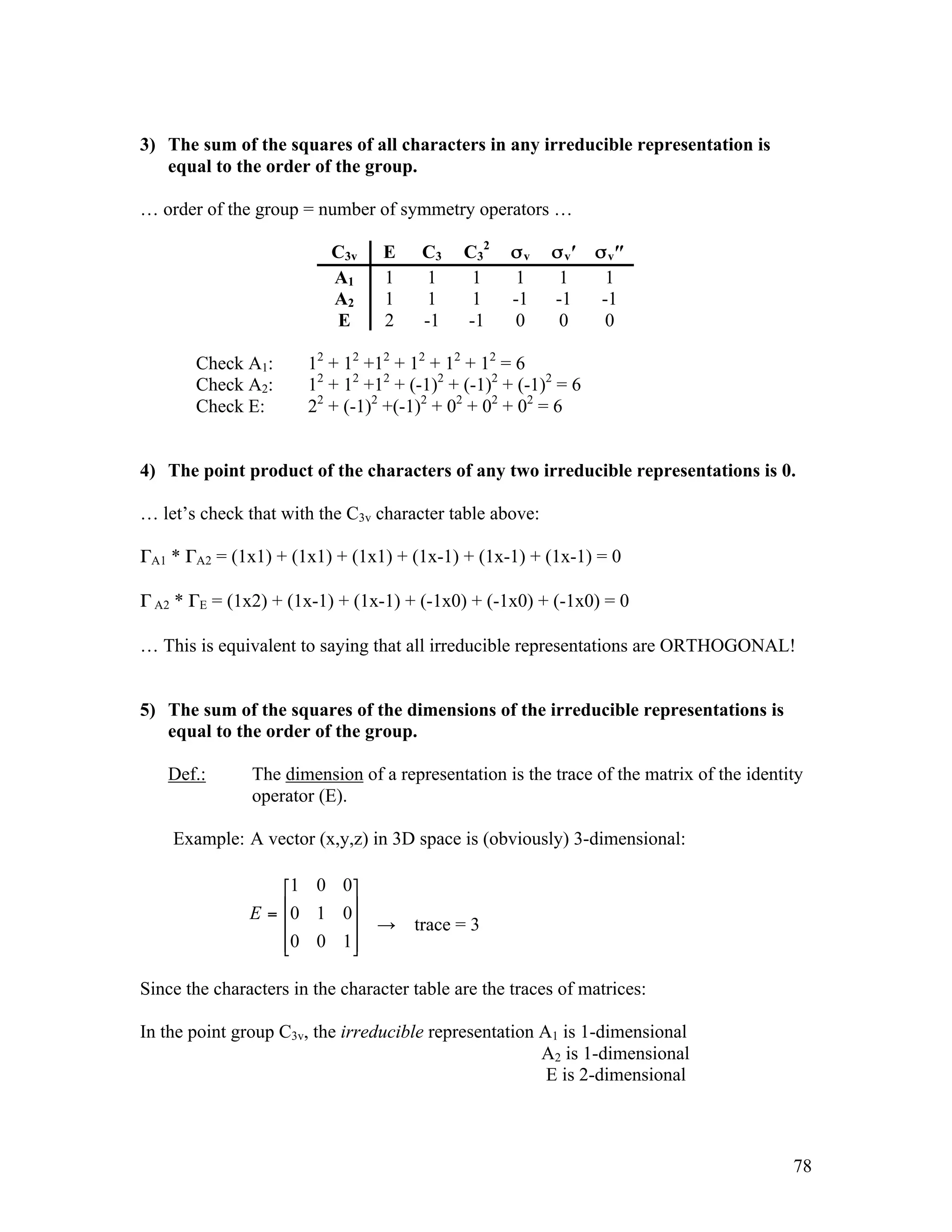 3 4 character tables | PDF
