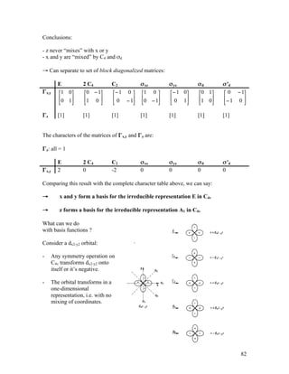 3 4 character tables | PDF