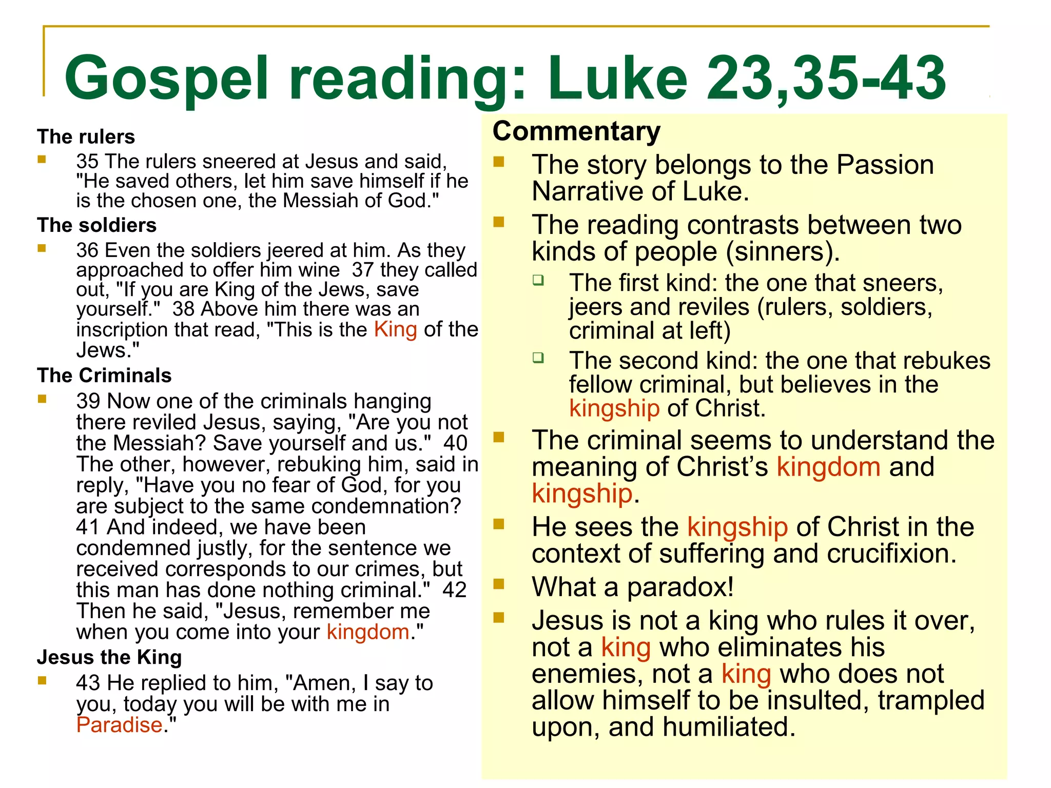 34 christ the king c | PPT