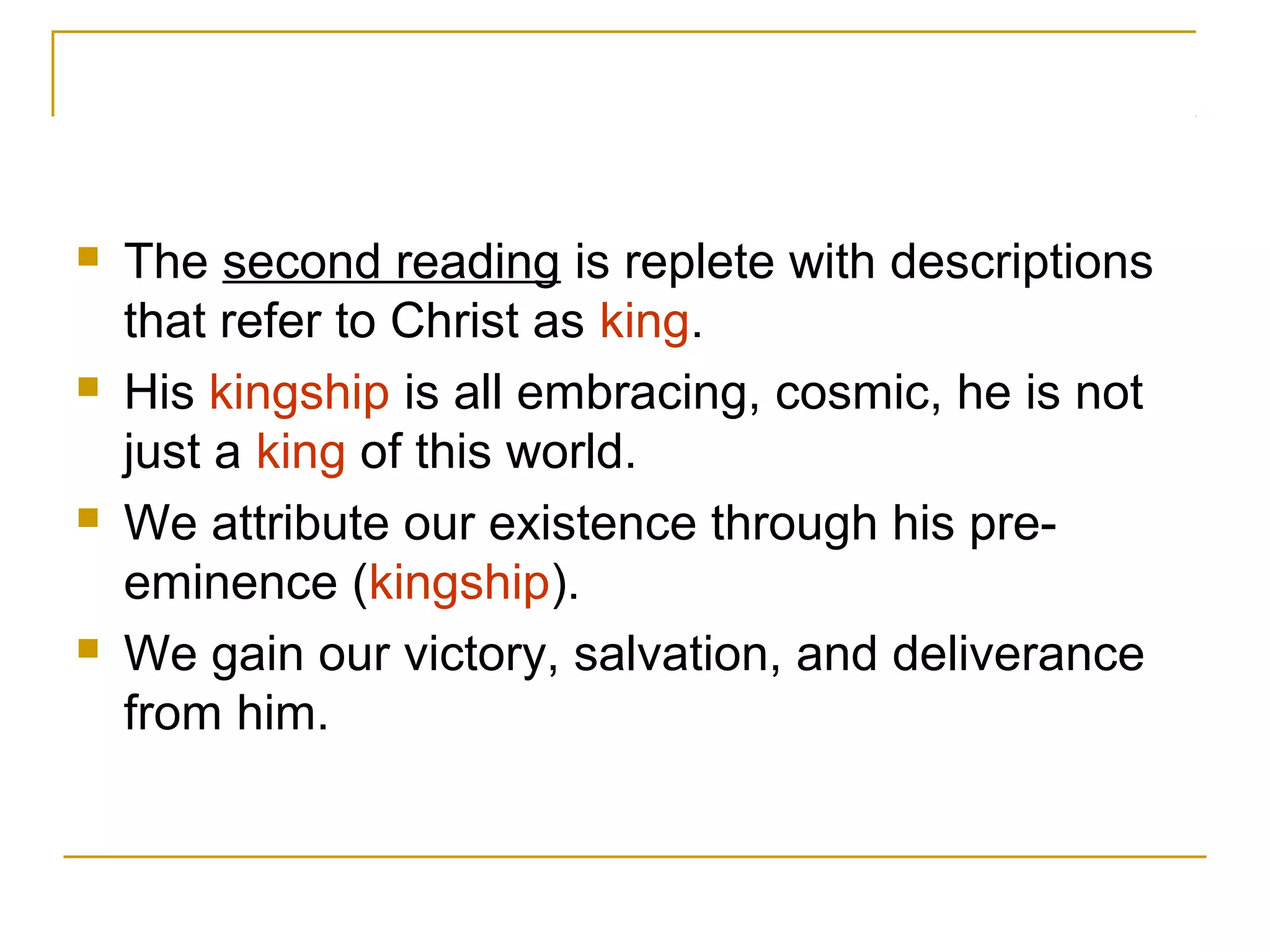 34 christ the king c | PPT