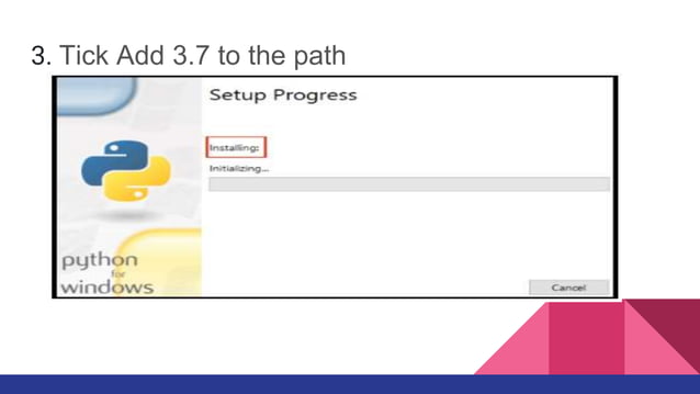 34D466B3-HowtoInstallPython.pptx | Free Download