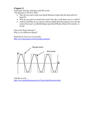 Sound for Dummies and DJ's | PDF