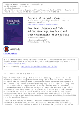 Social Work Article | PDF