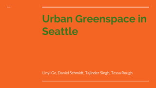 Urban Culture in Seattle | PPT