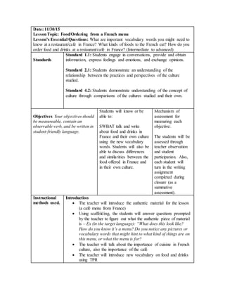 Microteaching #5 | DOCX