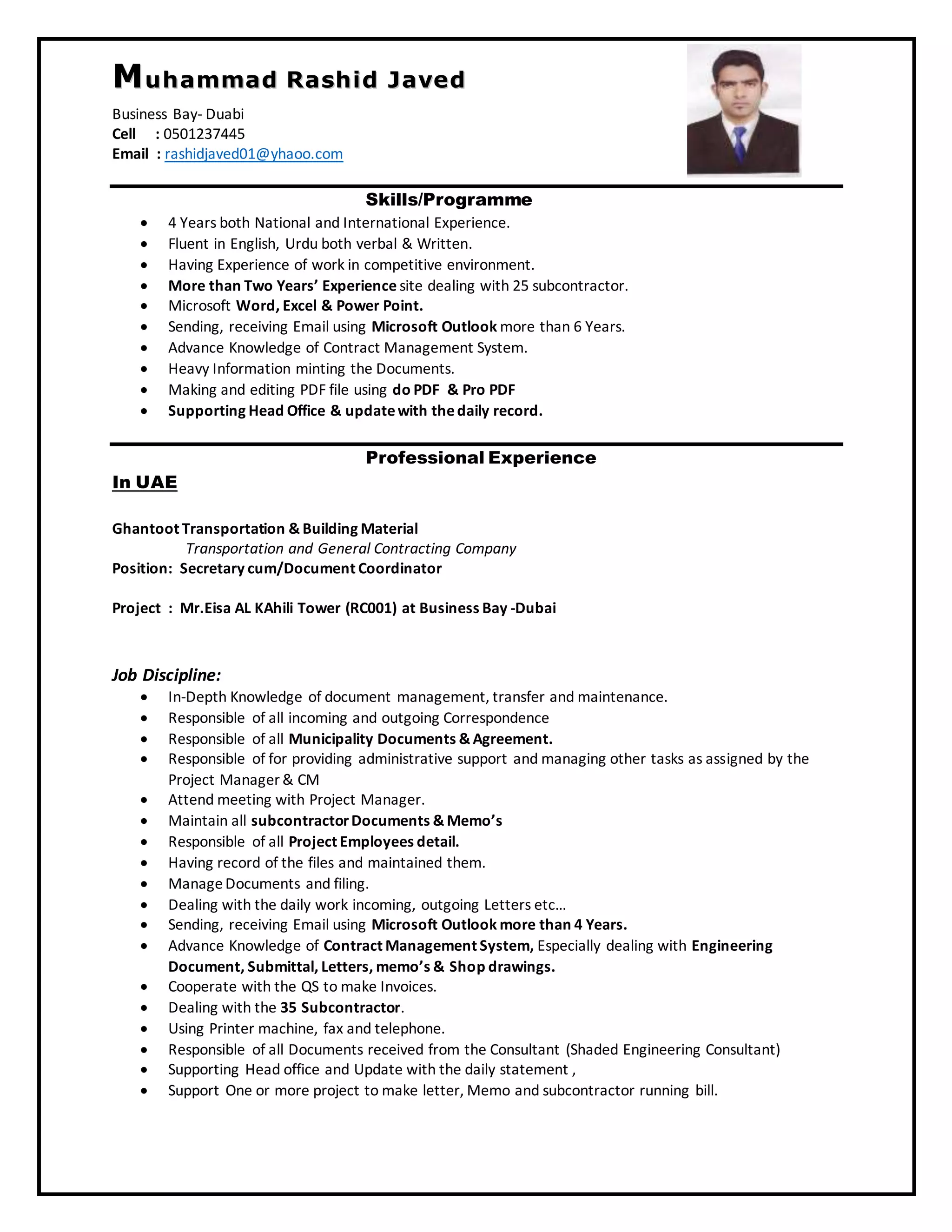 Muhammad Rashid Javed | DOCX