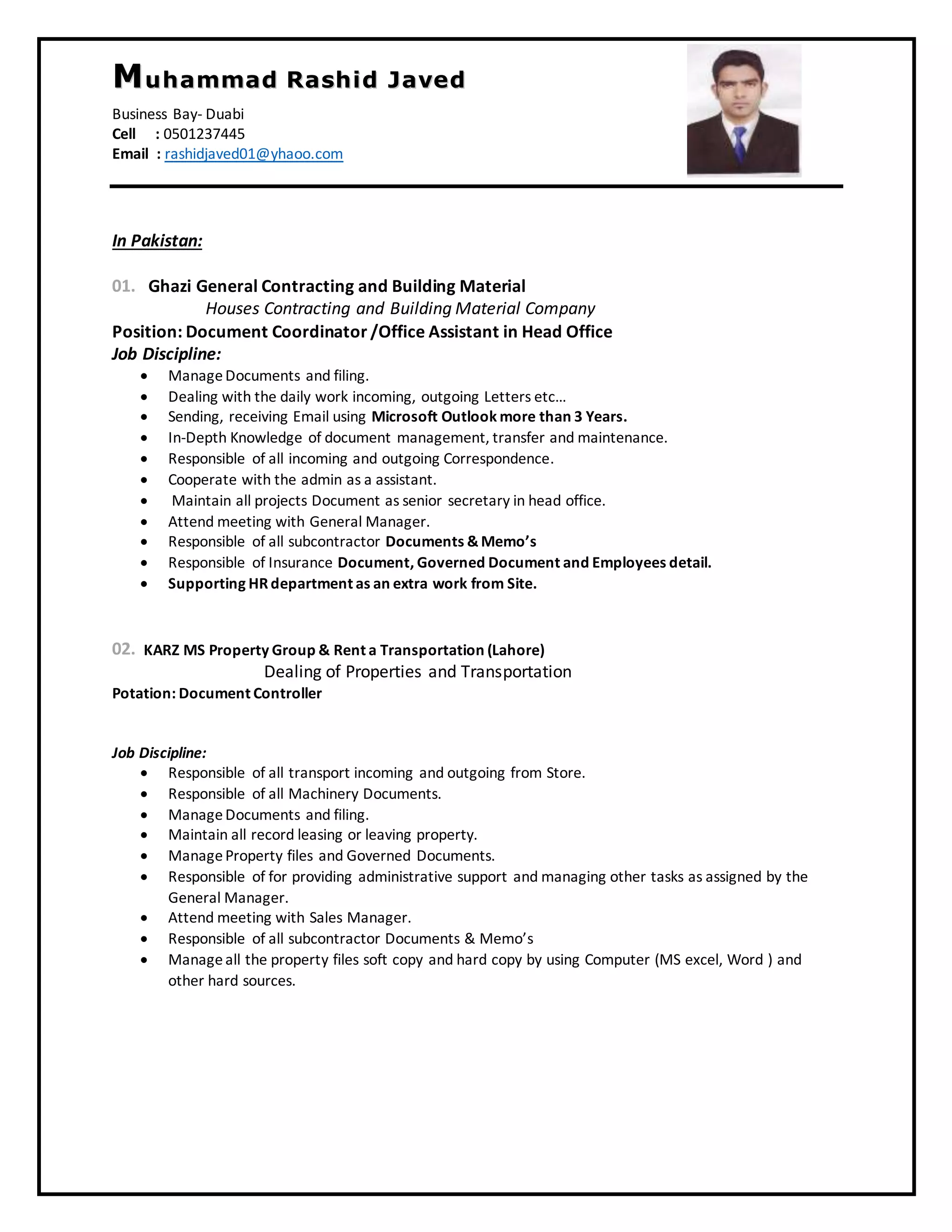 Muhammad Rashid Javed | DOCX