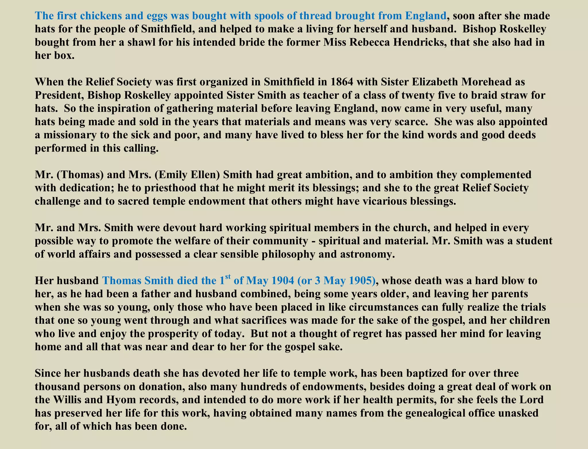 Emily Ellen Peacock & Thomas Smith | PDF