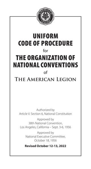 34EO1122-Uniform-Code-of-Procedure.pdf.. | PDF