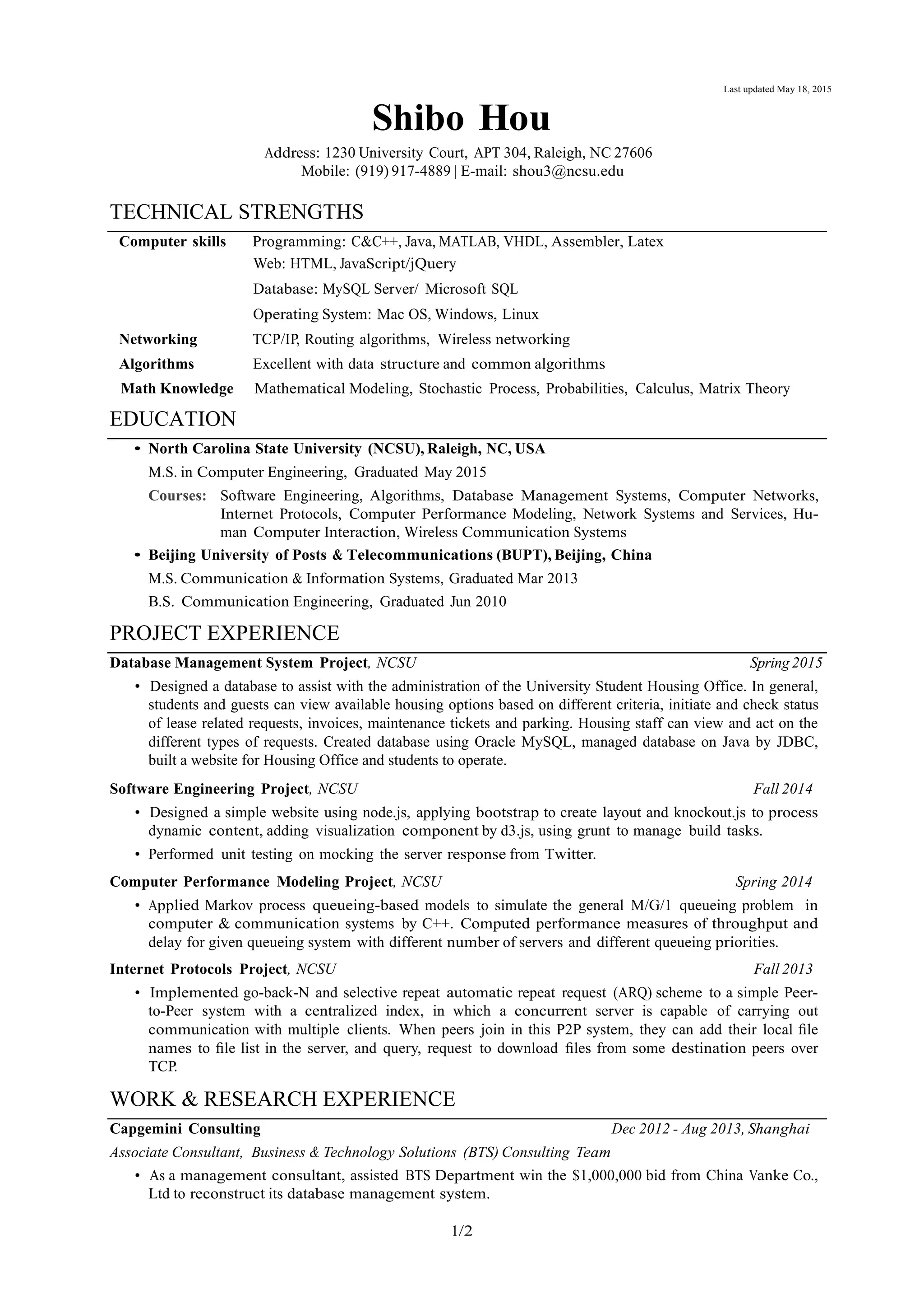 Hou_Resume | PDF