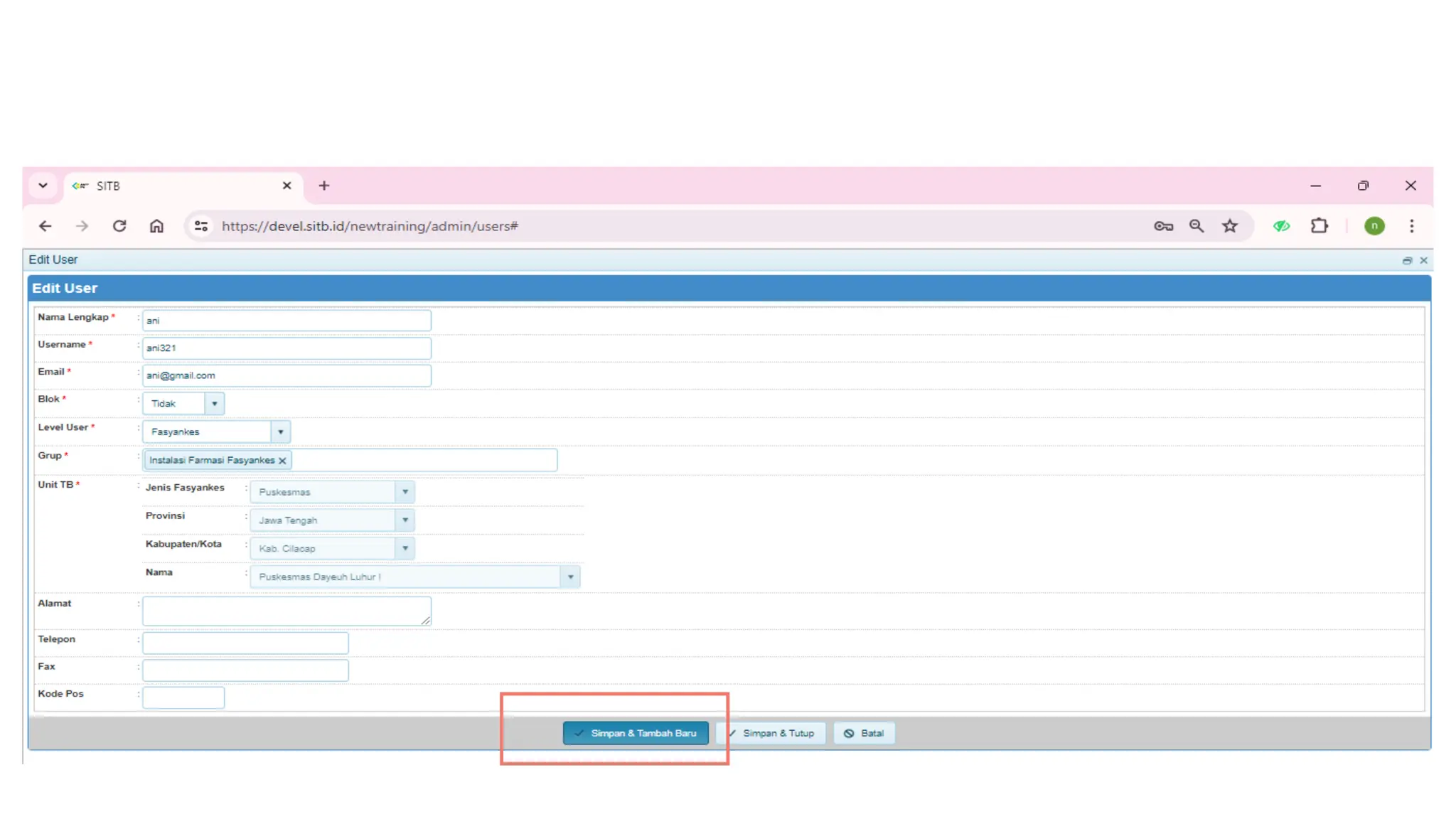 Pencatatan Pelaporan TBC di Aplikasi SITB | PPTX